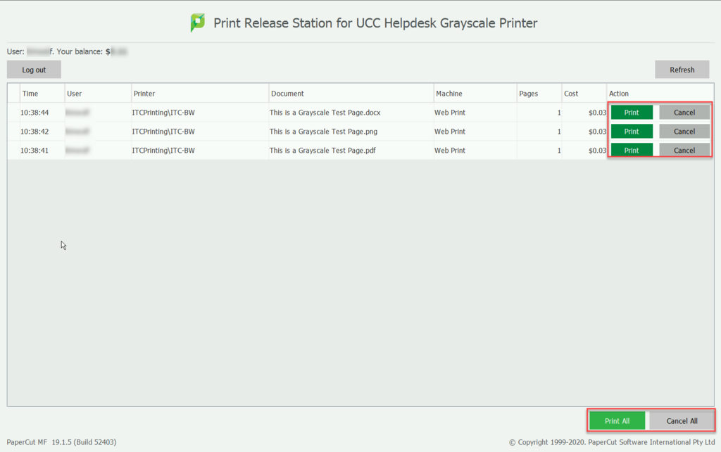 How to Release a Print Job | Information Technology Services - The ...