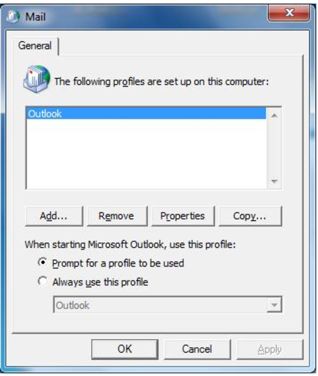 Creating an email profile in Classic Outlook for Windows | Information ...