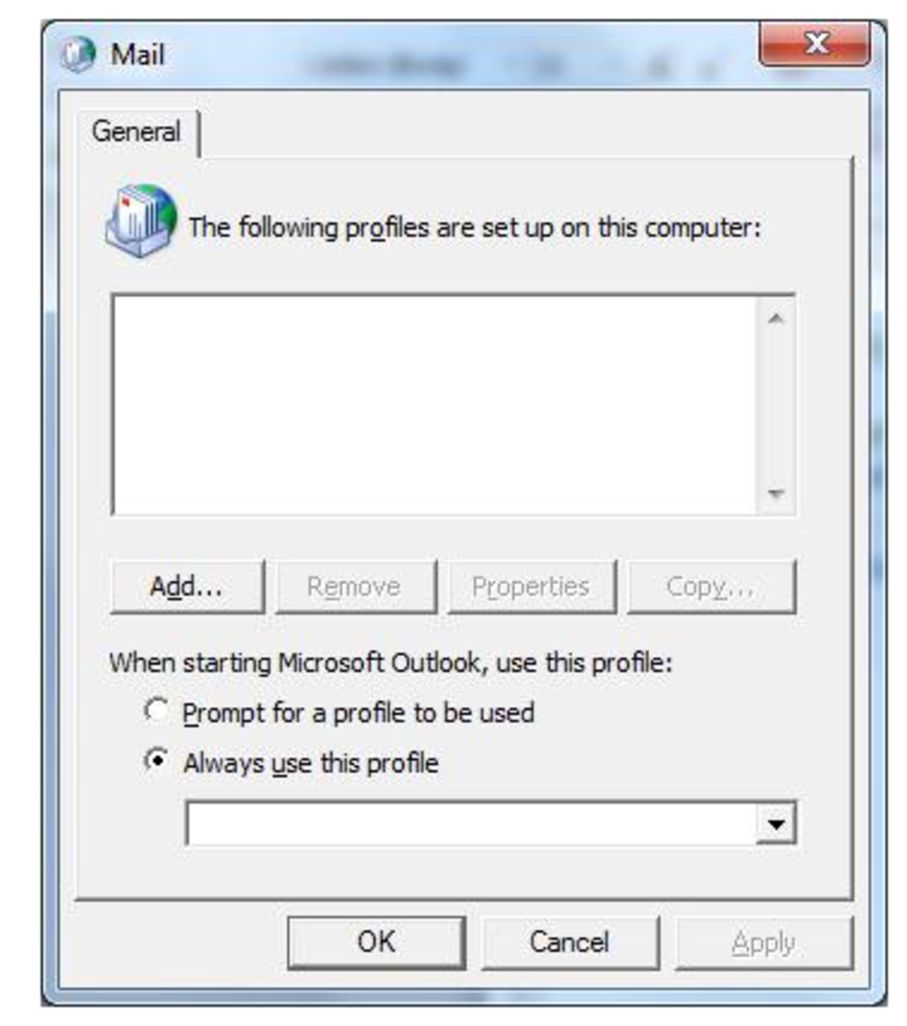 Creating an email profile in Classic Outlook for Windows | Information ...