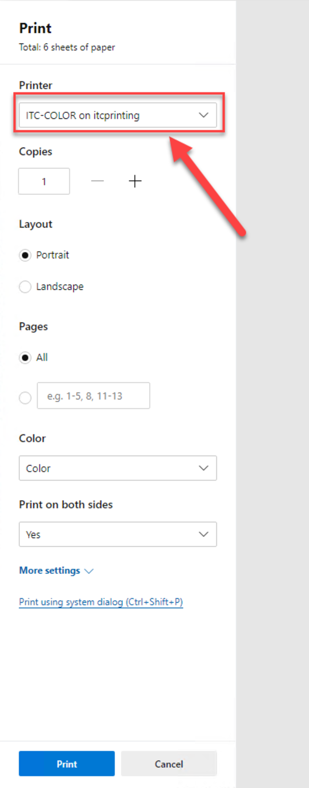 How to Print Single-Sided on a Windows ITC Computer | Information ...