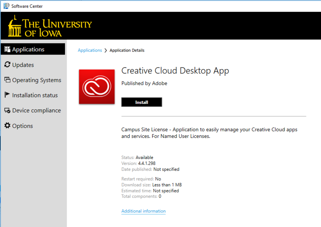 Adobe Installation and Support FAQ | Information Technology Services ...