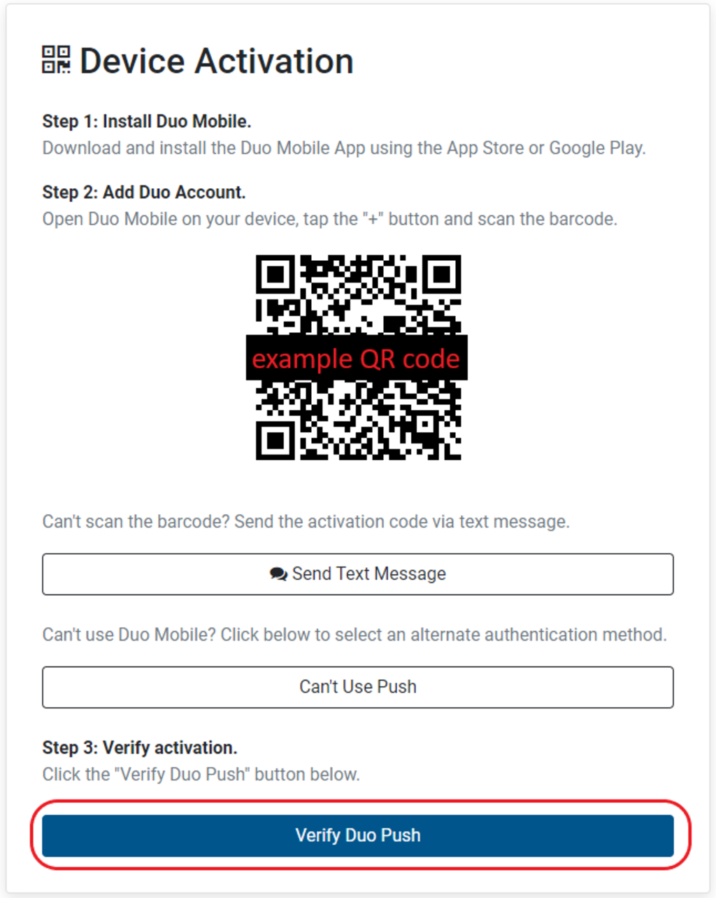 How to manage my Two-Step profile and devices | Information Technology ...