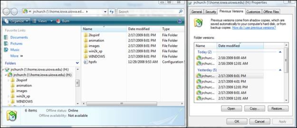 Recover a Previous Version of a File or Folder (Windows) | Information ...
