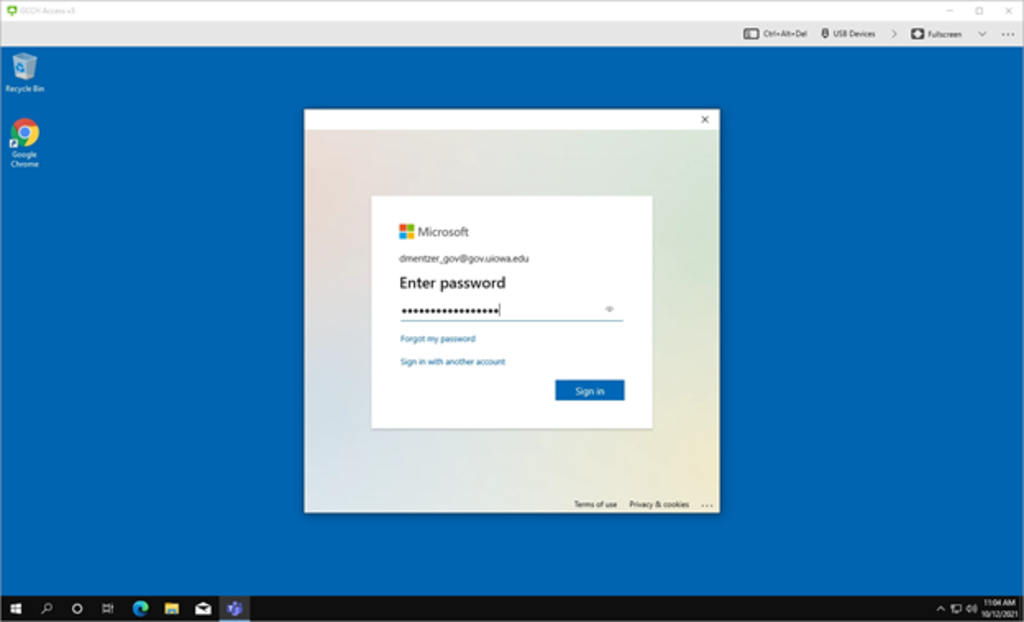 How to log into VDI to access O365 GCC High tenant | Information ...