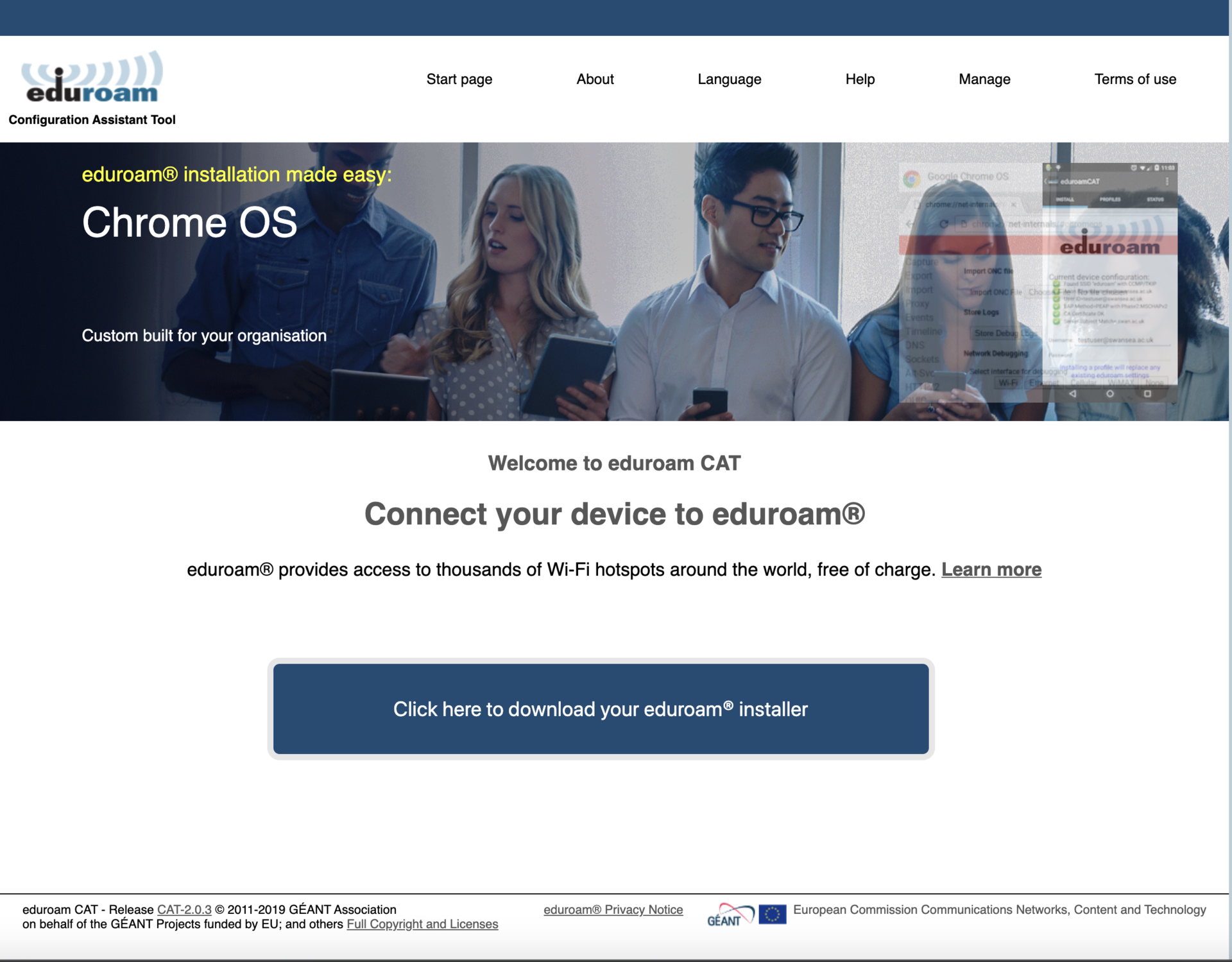 eduroam Configuration Assistant Tool (CAT) | Information Technology ...