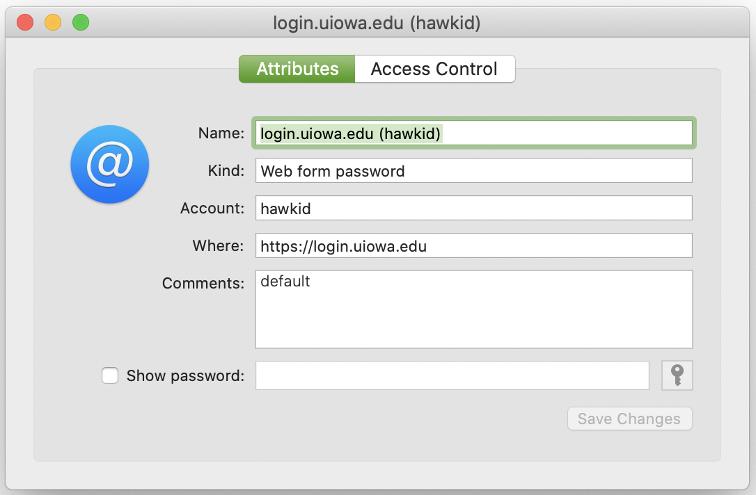 How to use Keychain Access in macOS | Information Technology Services ...