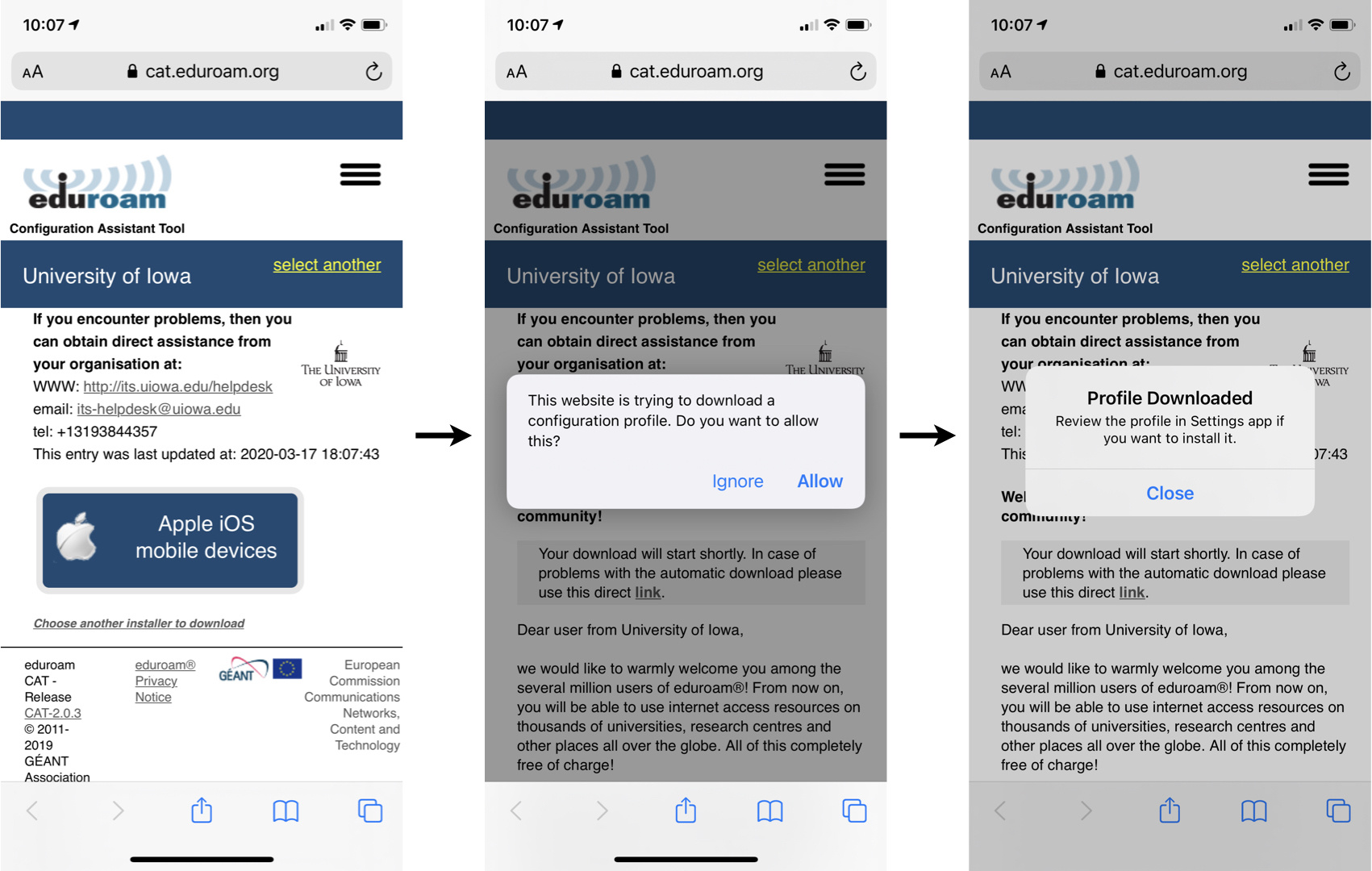eduroam Configuration Assistant Tool (CAT) | Information Technology ...