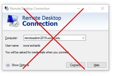 Connecting to the RemoteAdmin service | Information Technology Services ...