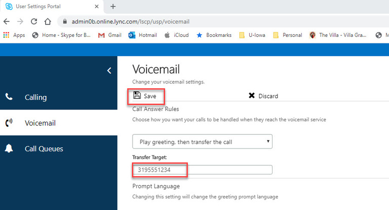 Voicemail for Skype for Business (Windows and Mac) | Information ...