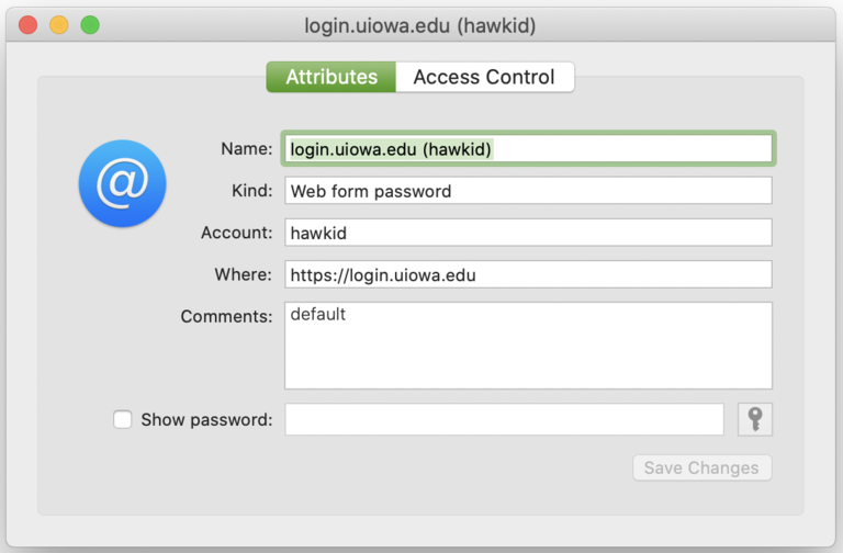 How to use Keychain Access in macOS | Information Technology Services ...